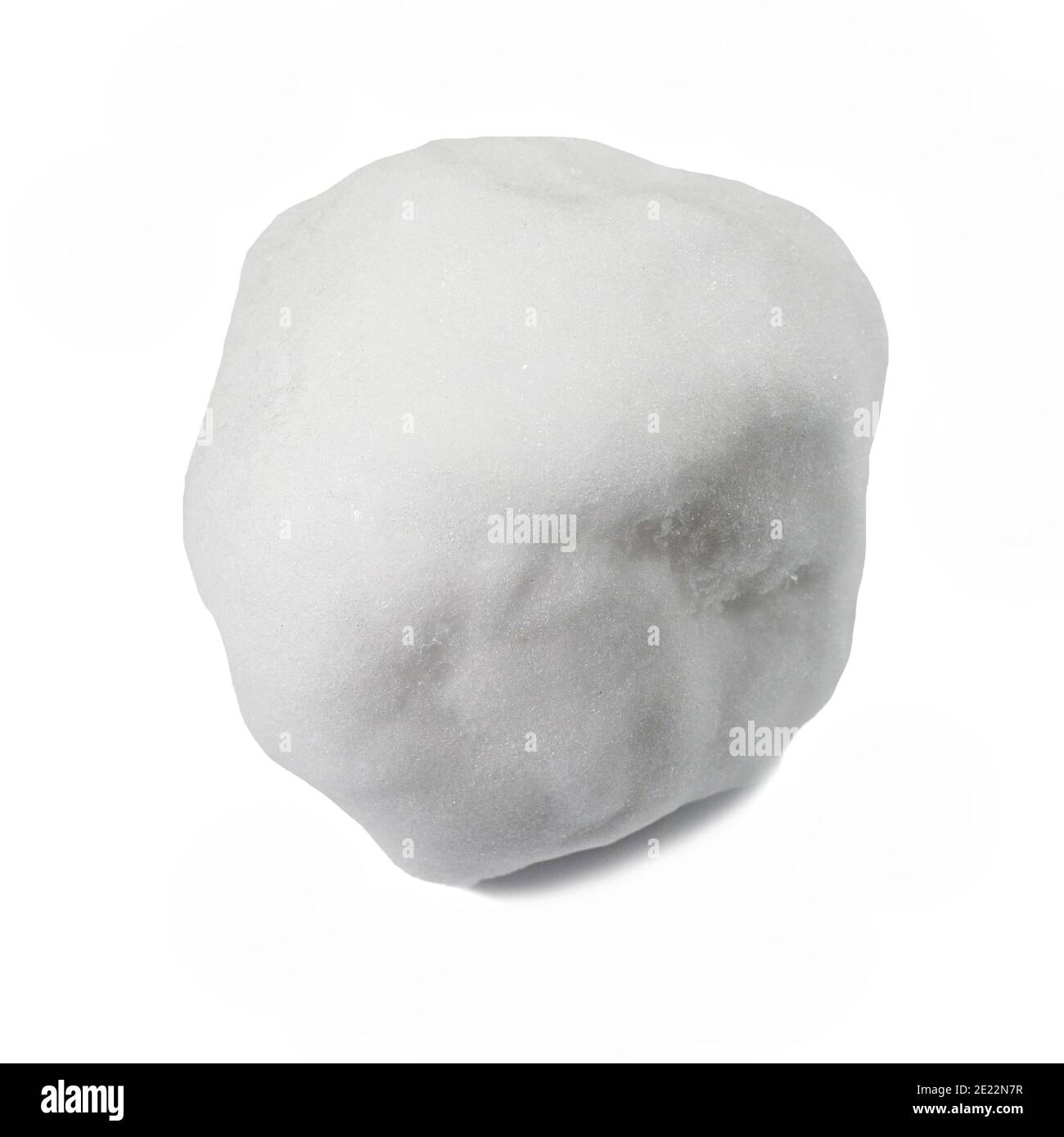 Snowball isolated on white background Stock Photo - Alamy