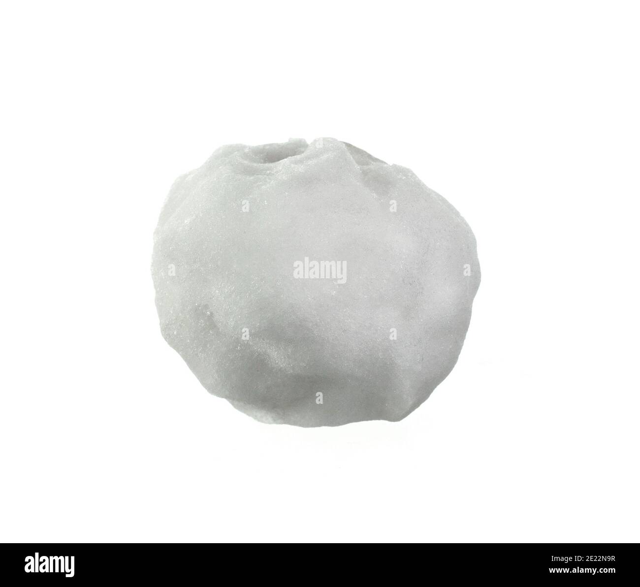 Snowball isolated on white background Stock Photo - Alamy