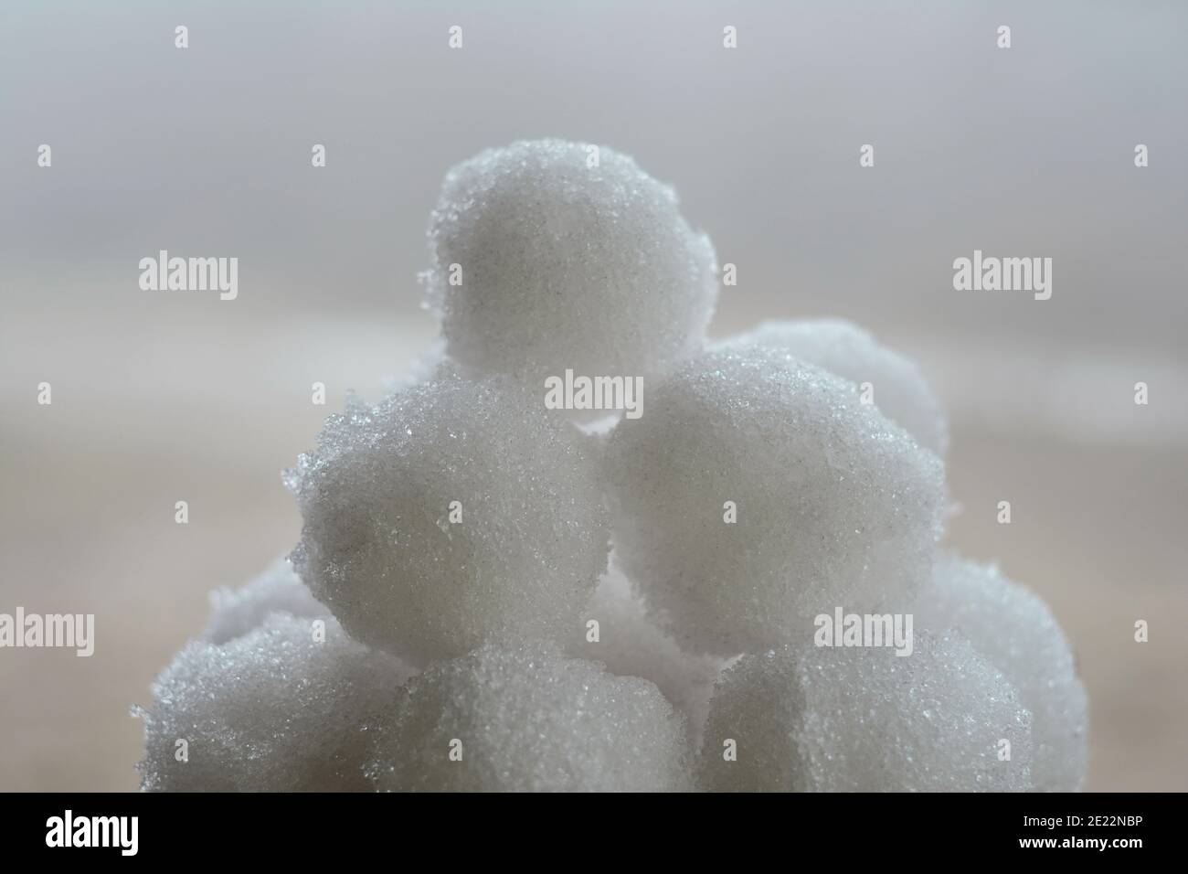 A bunch of Snowballs in snow Stock Photo - Alamy