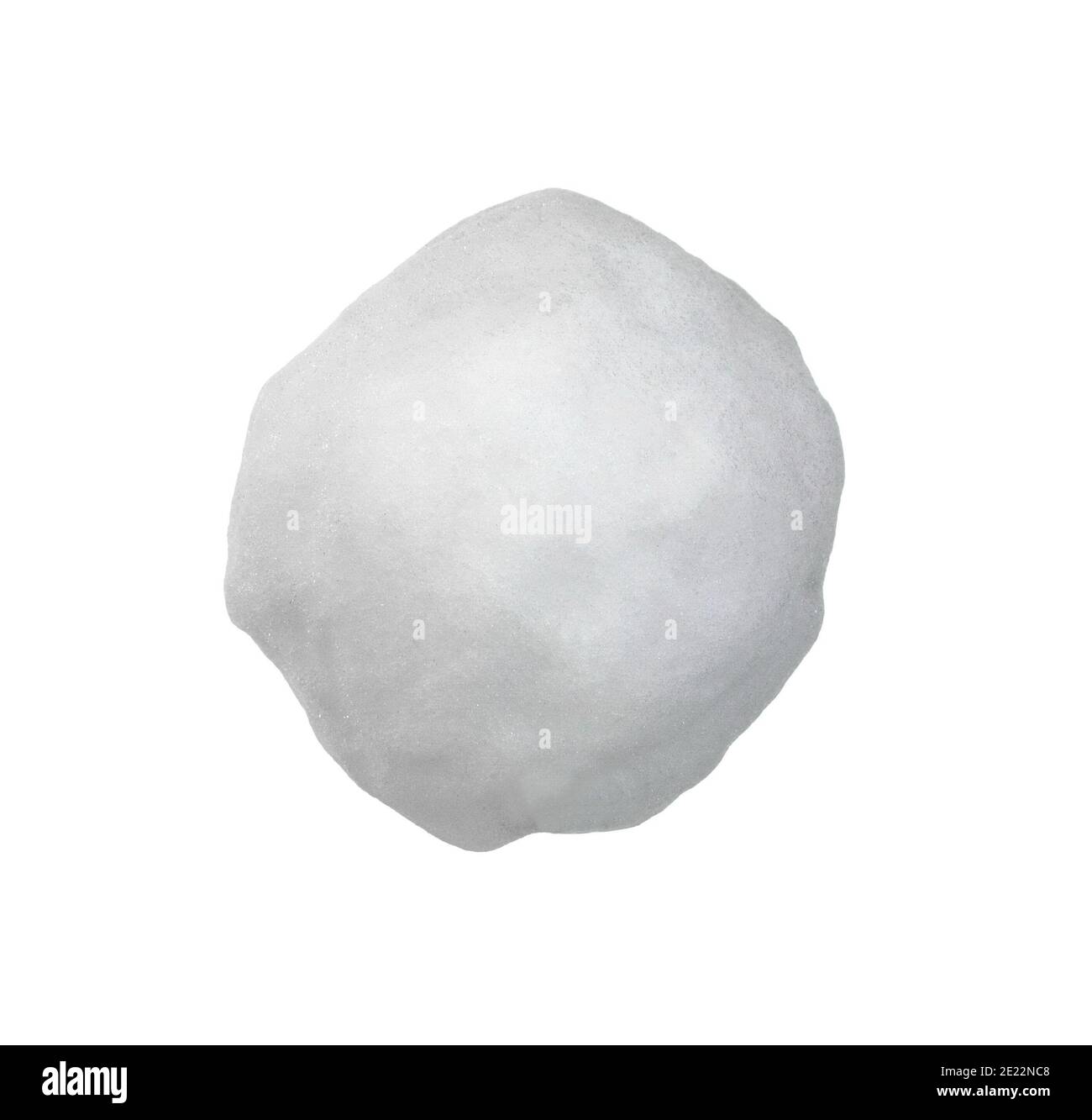 Snowball isolated on white background Stock Photo - Alamy
