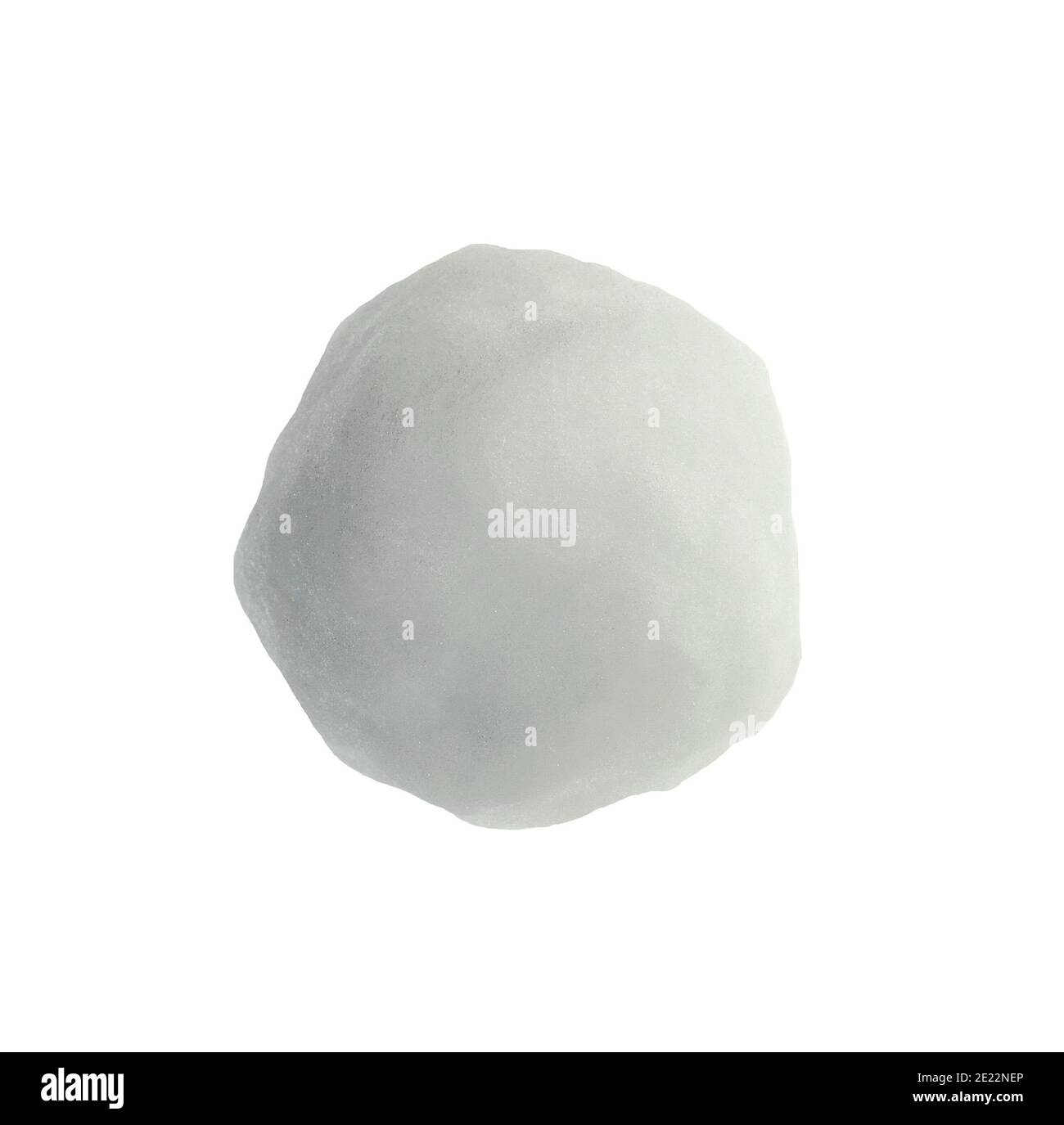 Snowball isolated on white background Stock Photo - Alamy