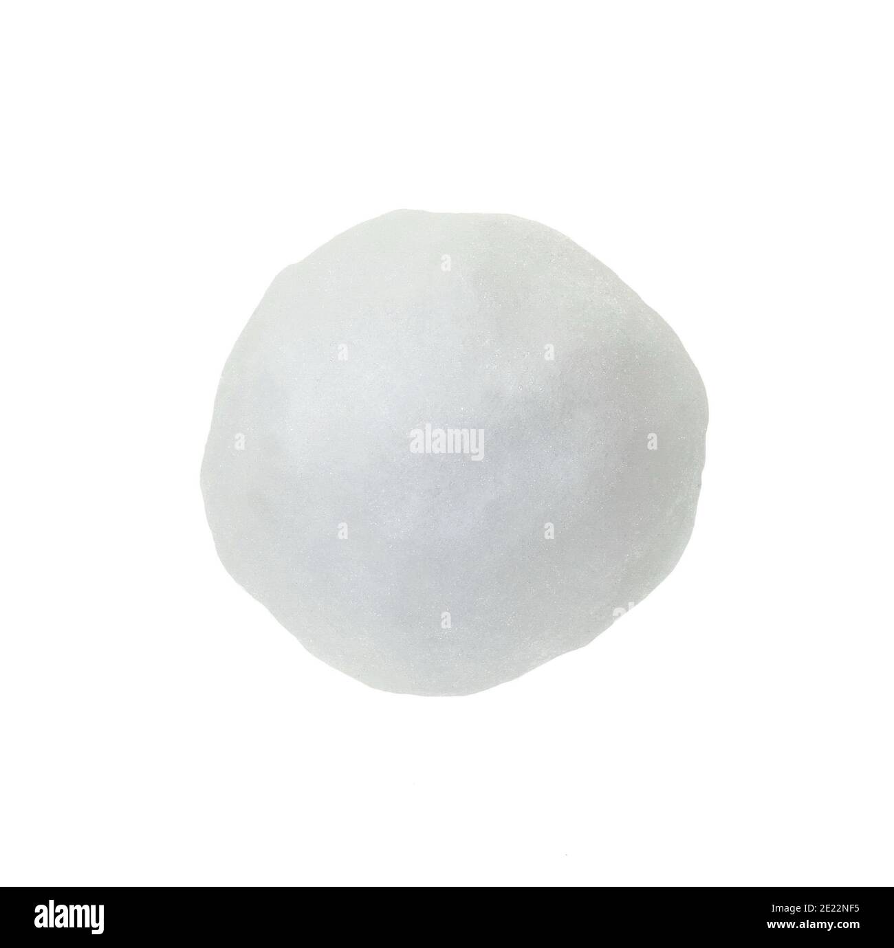 Snowball isolated on white background Stock Photo - Alamy