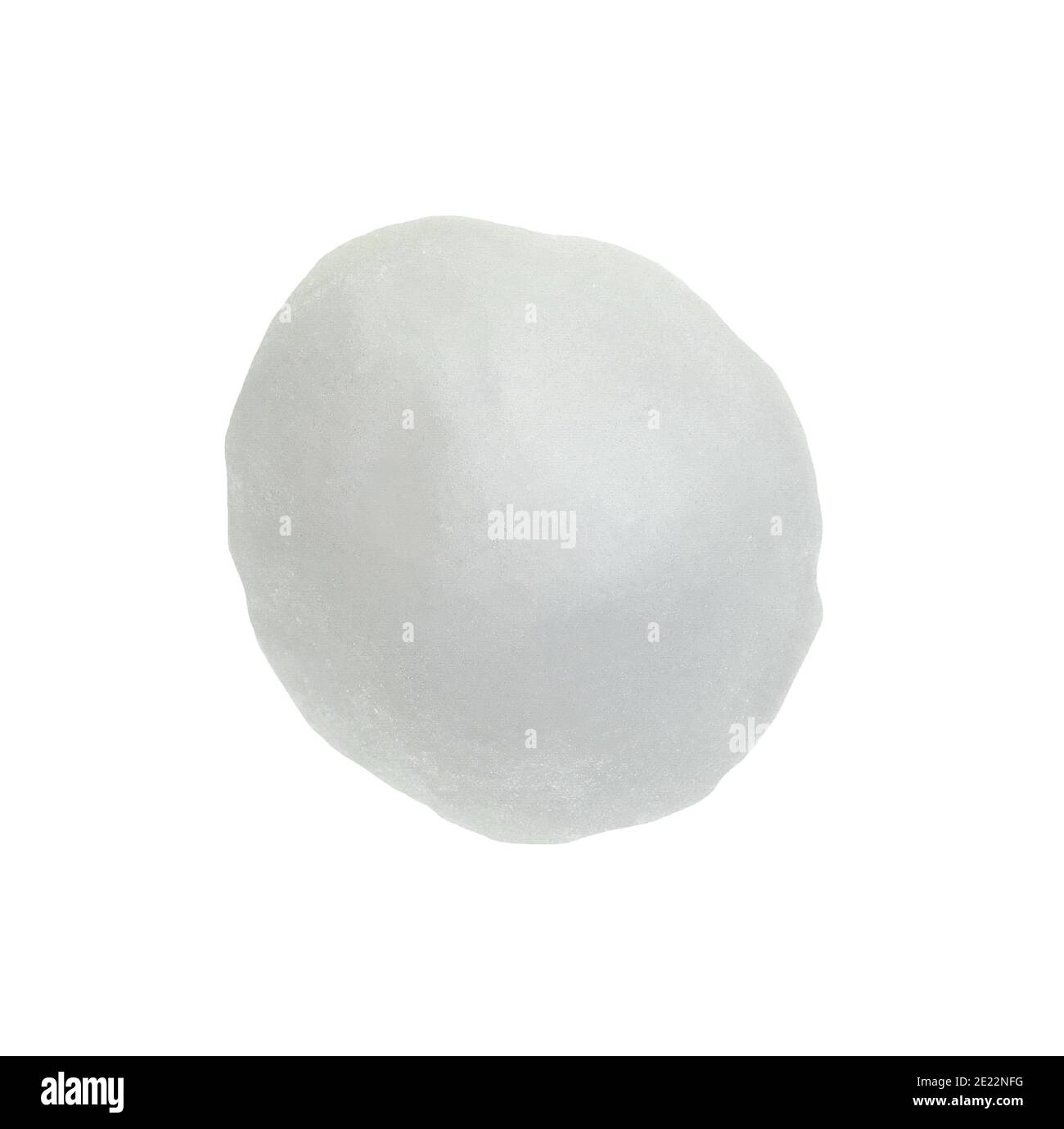 Snowball isolated on white background Stock Photo - Alamy