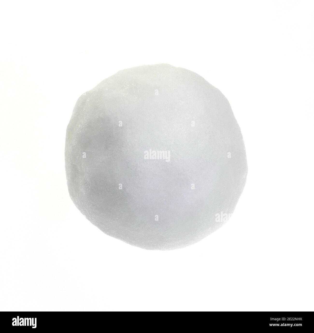 Snowball isolated on white background Stock Photo - Alamy