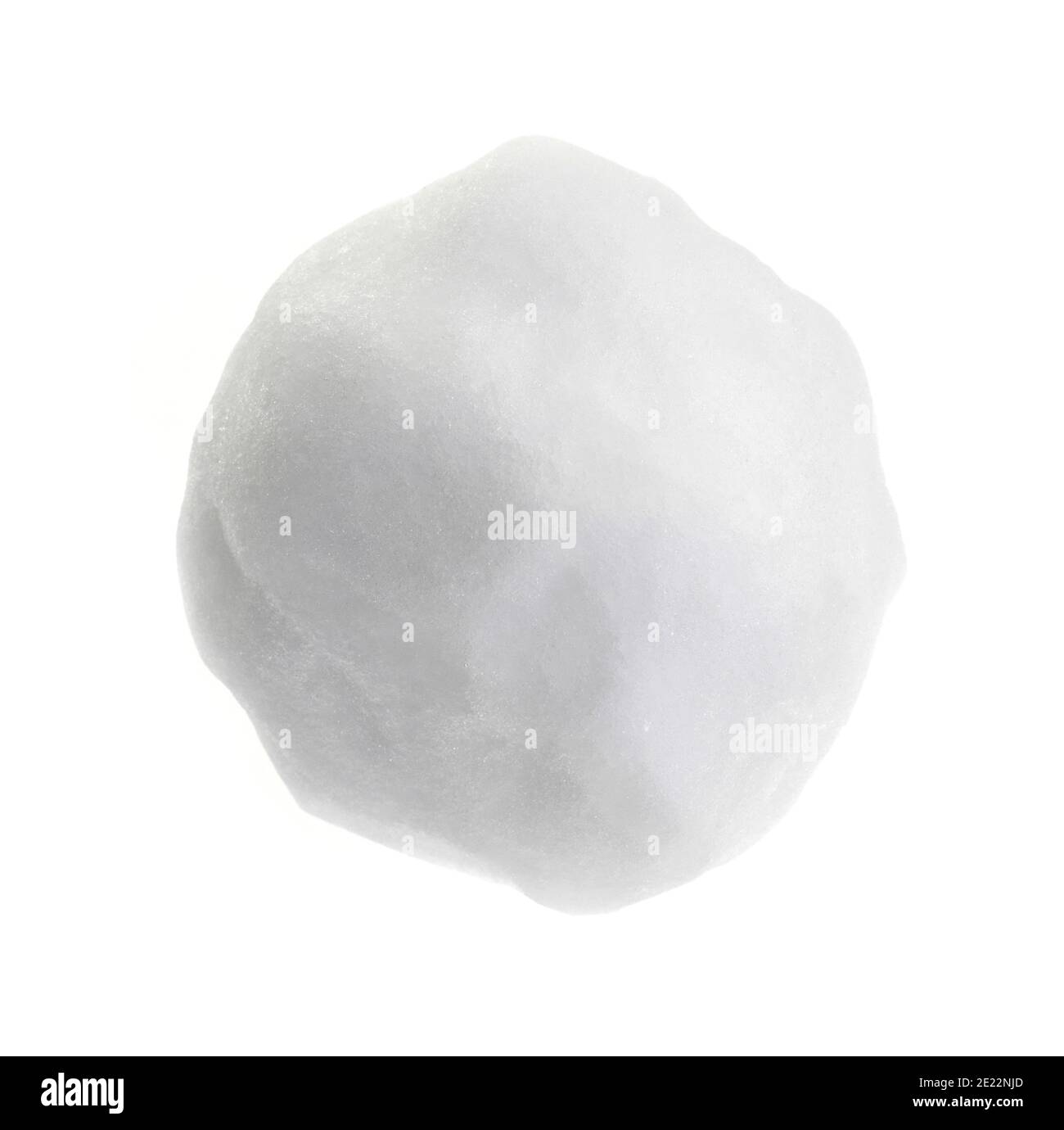Snowball isolated on white background Stock Photo - Alamy