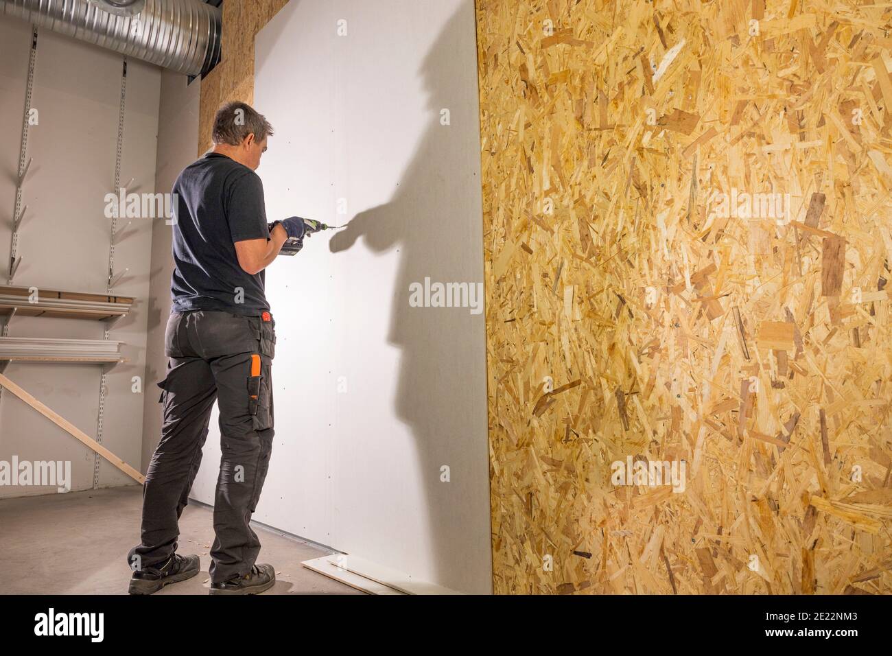 Construction home sweden interior wood hi-res stock photography and ...