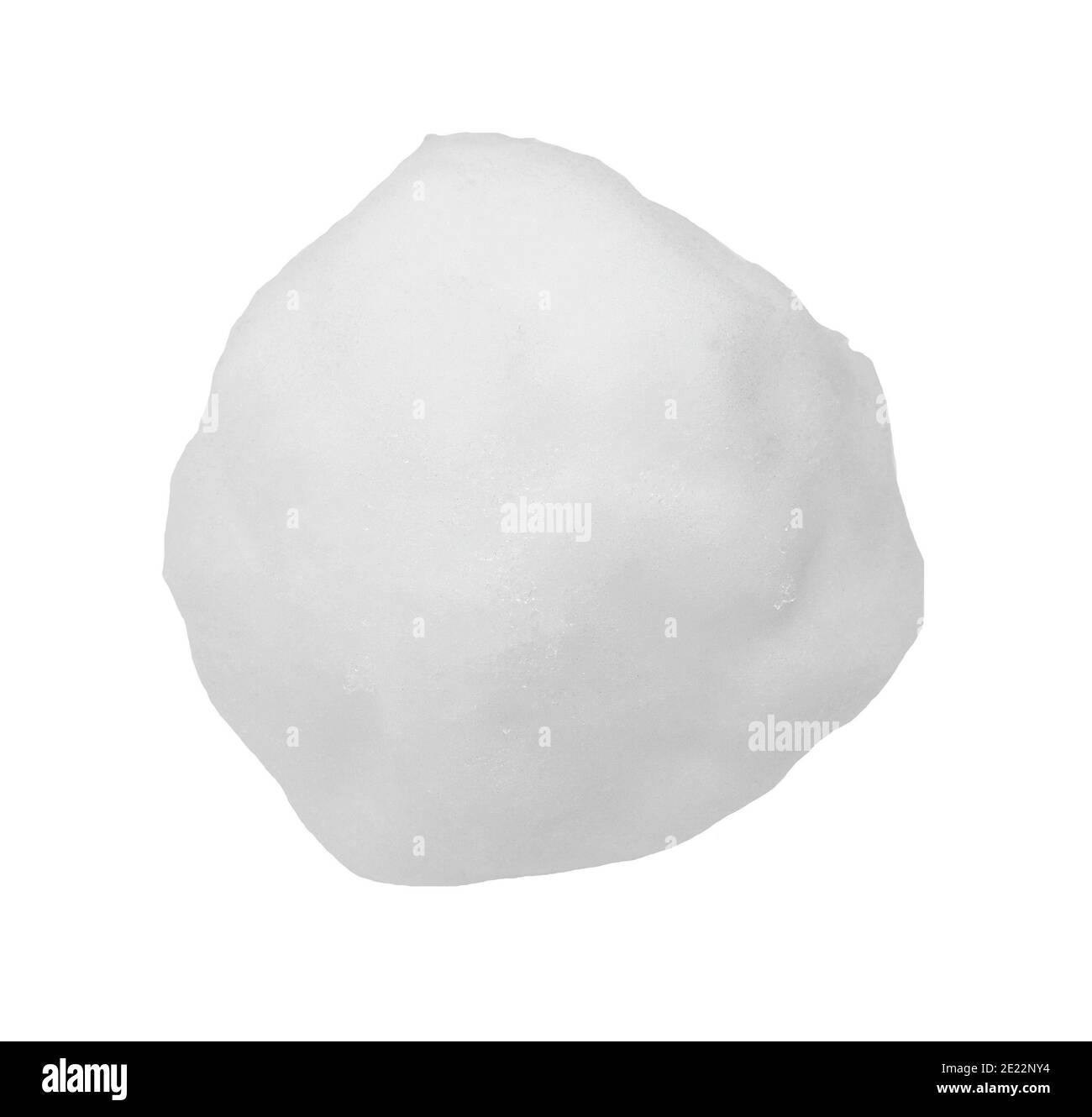 Snowball isolated on white background Stock Photo - Alamy