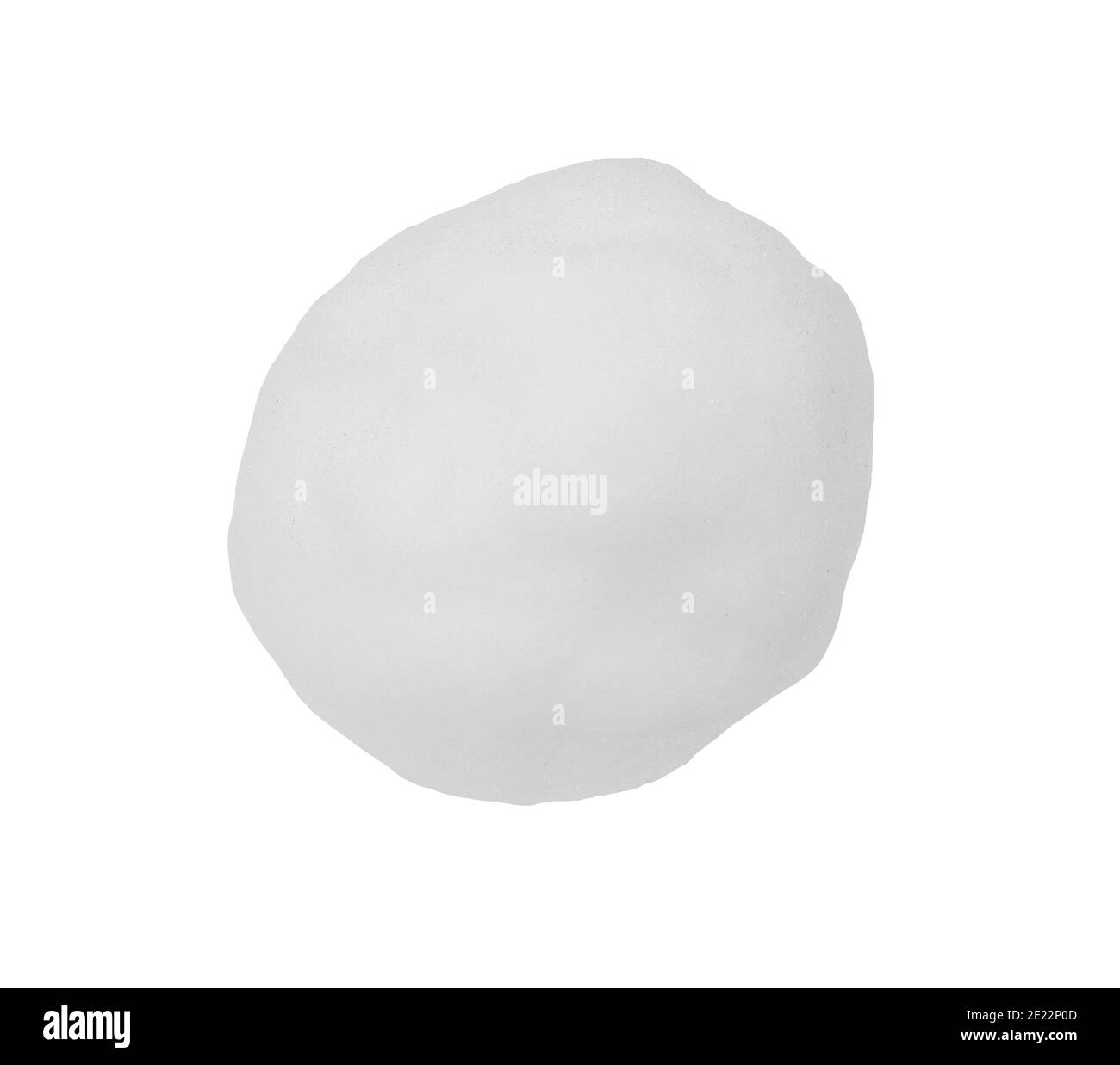Snowball isolated on white background Stock Photo - Alamy