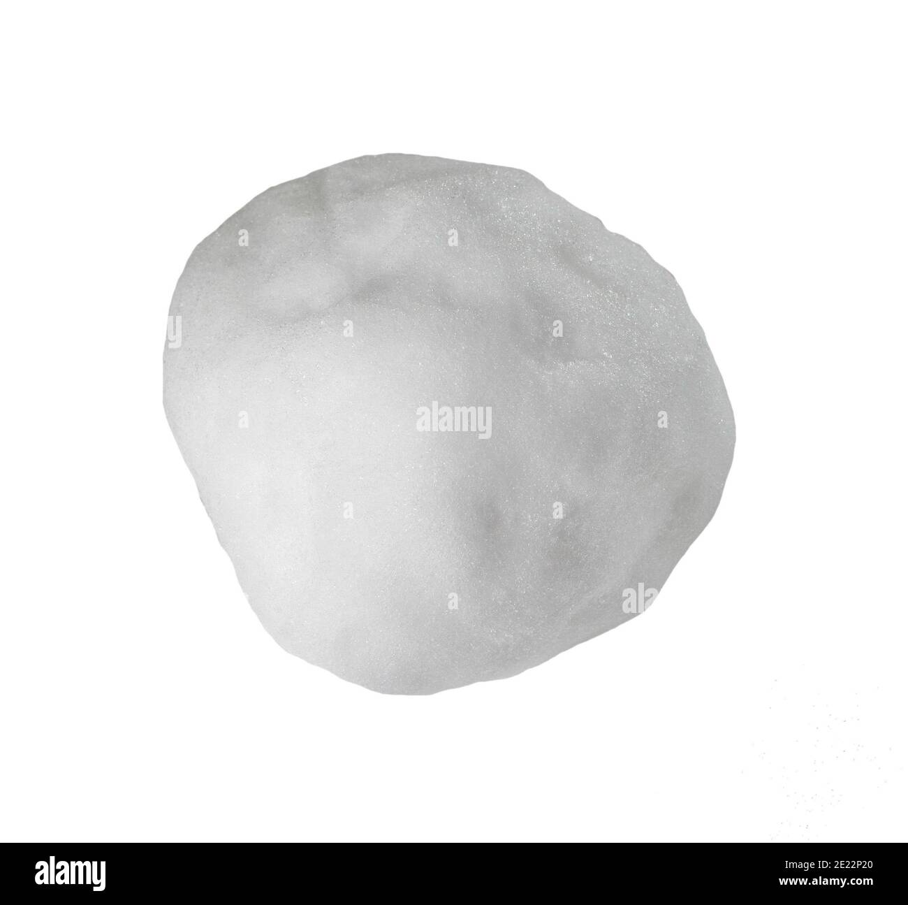 Snowball isolated on white background Stock Photo - Alamy