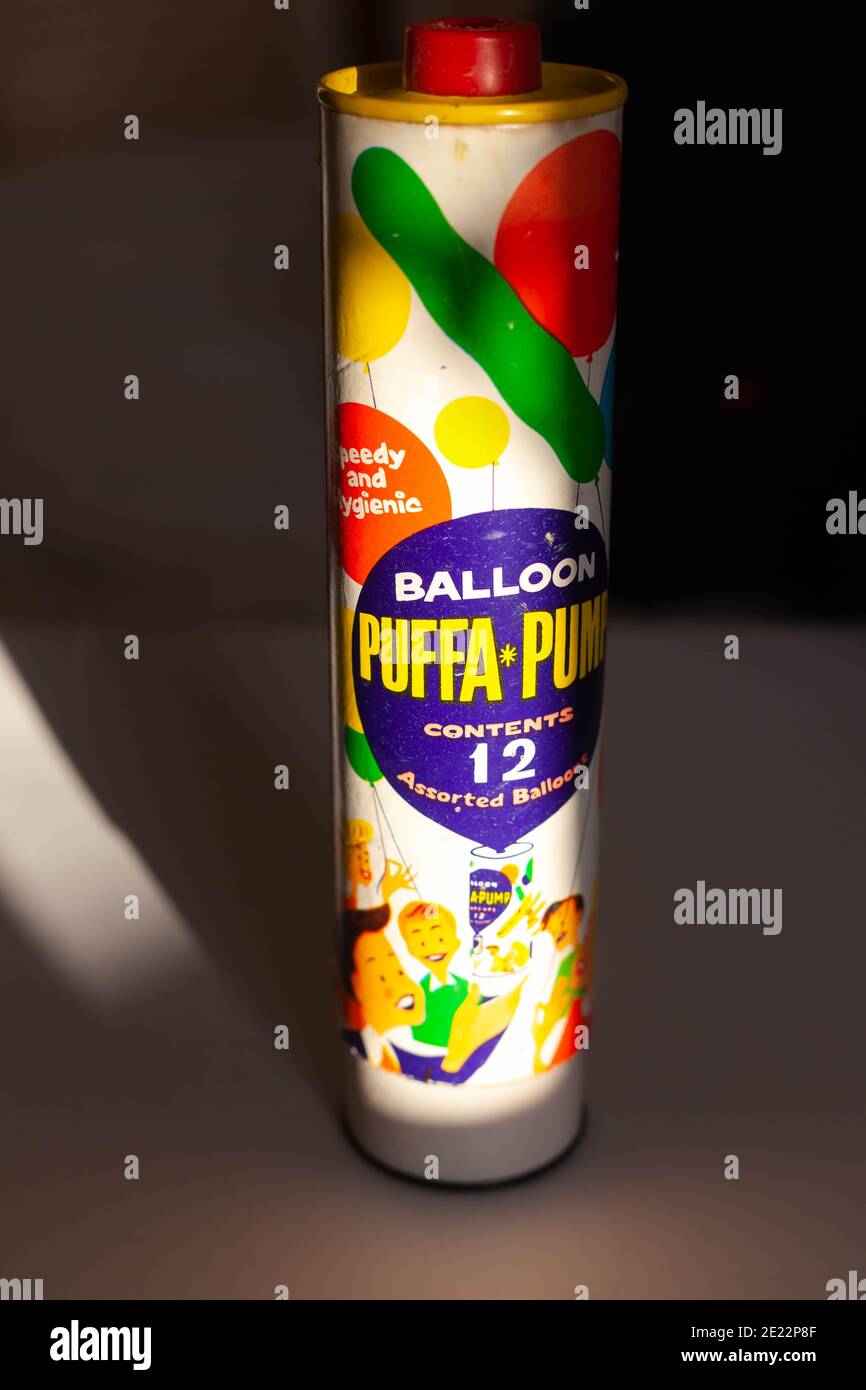 View of an Antique Balloon Puffa Pump circa 1960 Stock Photo - Alamy