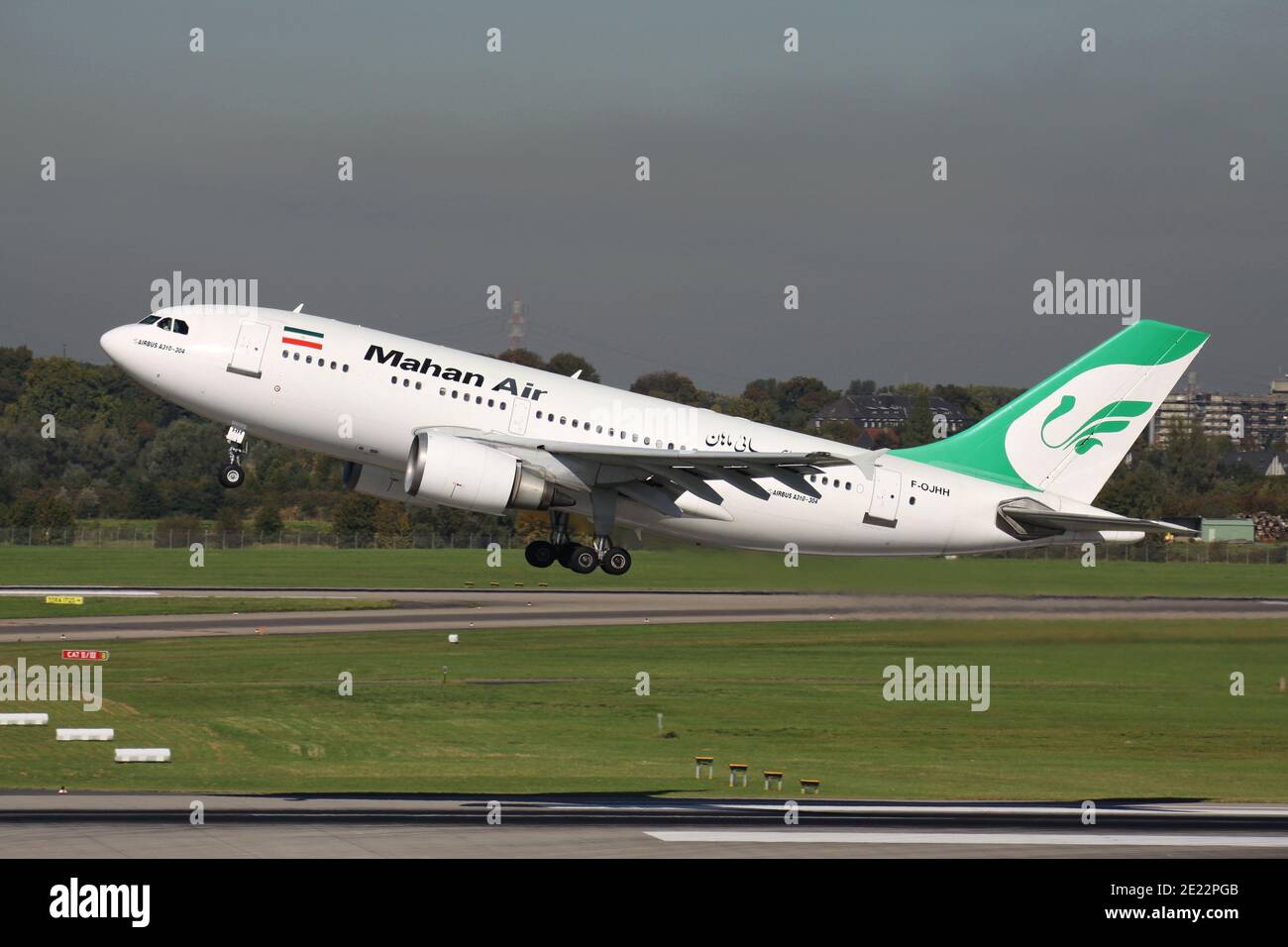 Iranian Mahan Air Airbus A310-300 with registration F-OJHH just ...