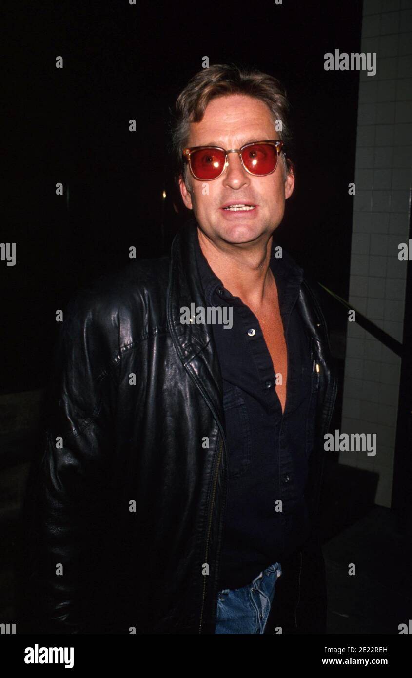 F8219. 1989. MICHAEL DOUGLAS Credit: Ralph Dominguez/MediaPunch Stock ...