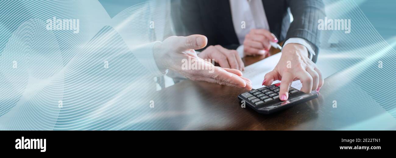 Business people working together; panoramic banner Stock Photo - Alamy