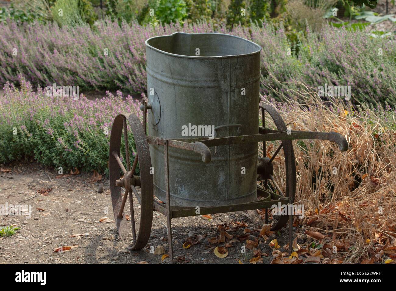 Large Round Metal Containers