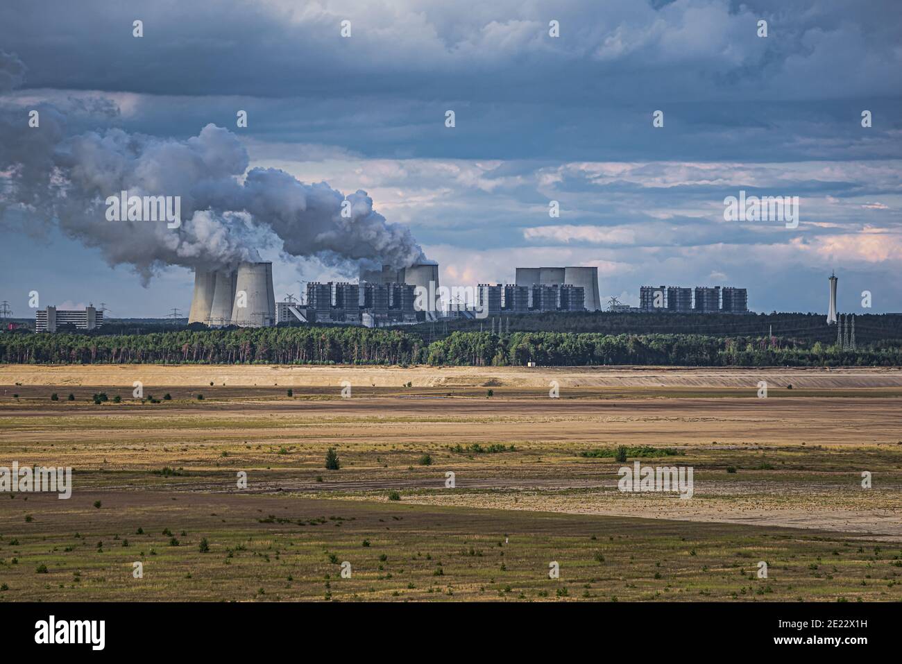 Lignitefired power plant Stock Photo - Alamy