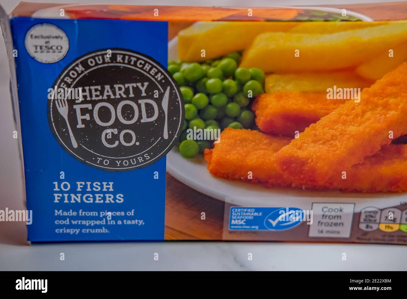 Frozen fish fingers hi-res stock photography and images - Alamy