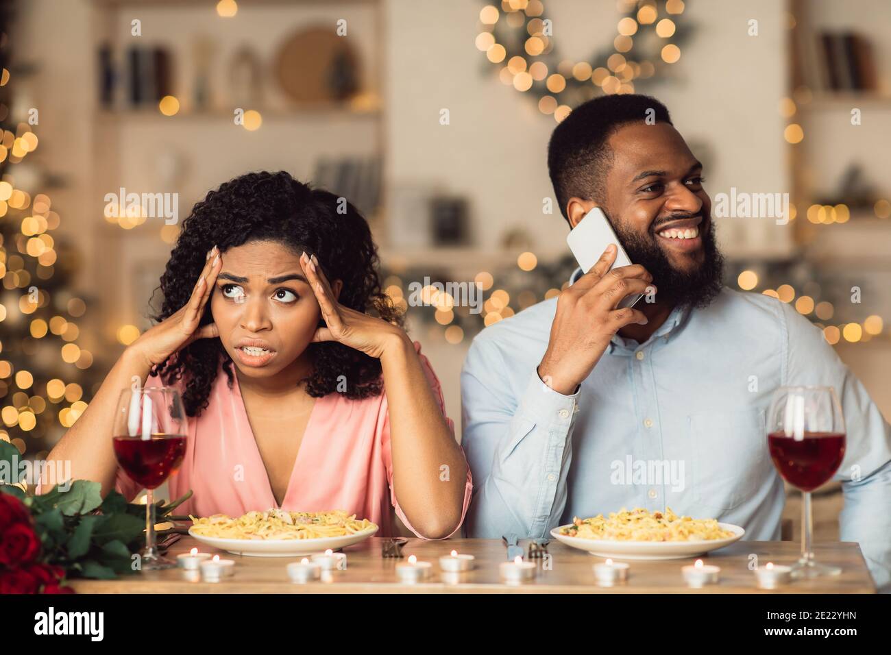 Man bored family dinner hi-res stock photography and images - Alamy