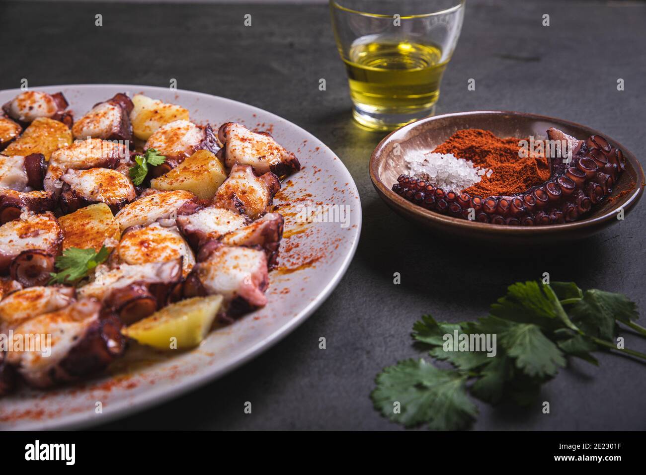 Seasoned octopus hi-res stock photography and images - Alamy