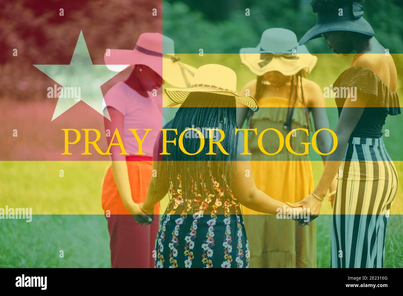 African women group praying hi-res stock photography and images - Alamy