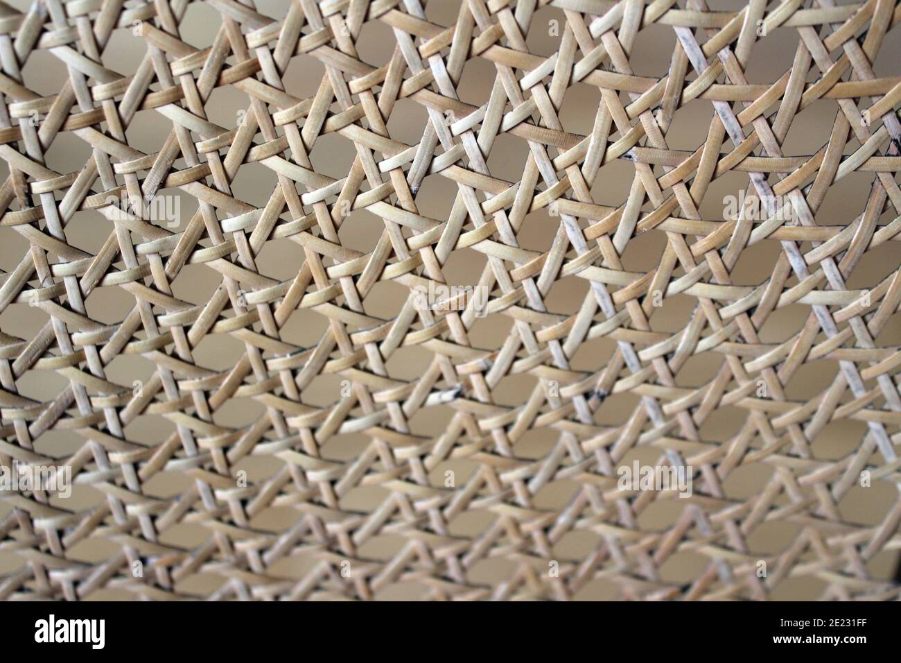 braided rattan texture of a chair backrest Stock Photo - Alamy