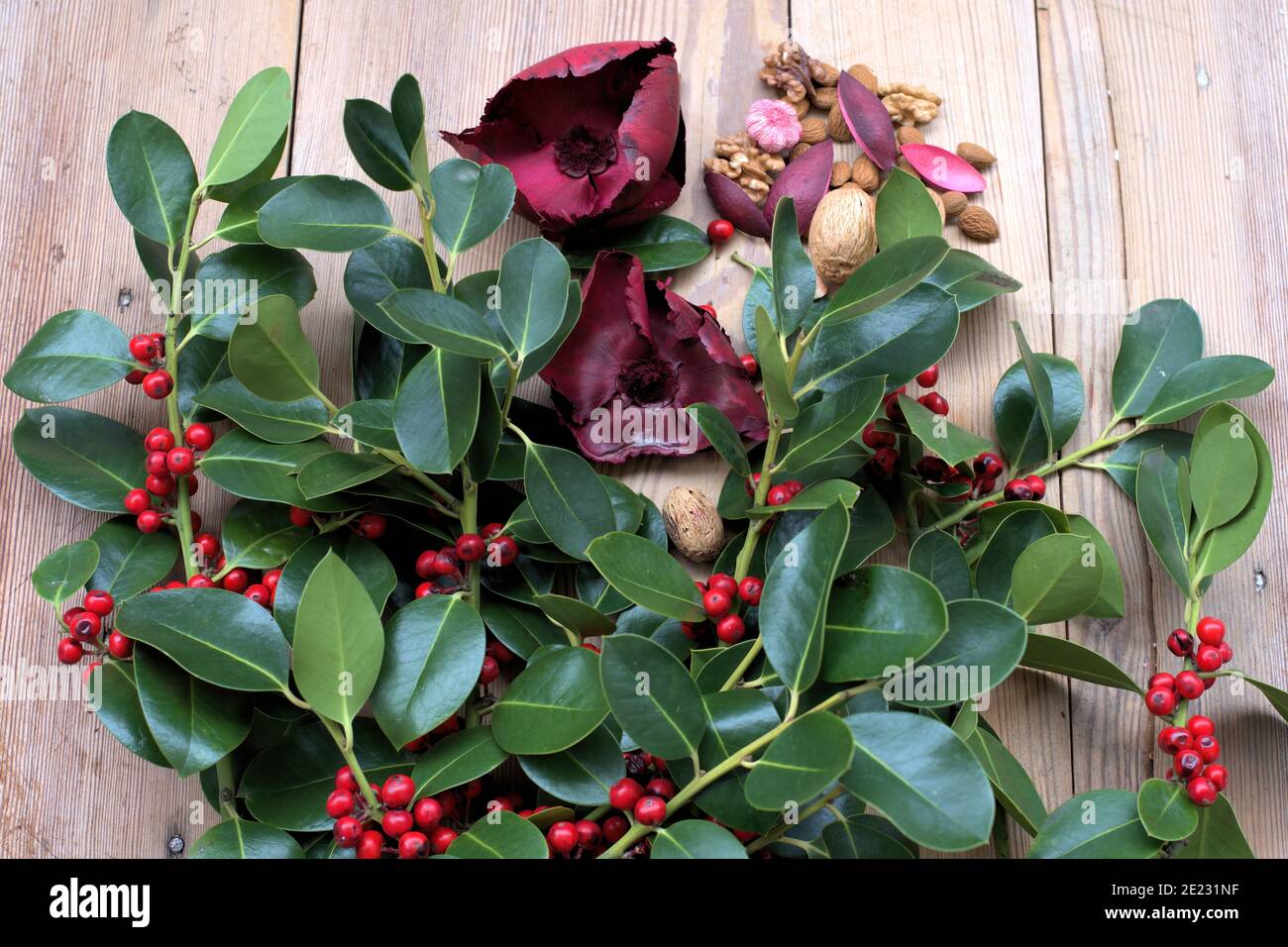 Mistletoe bouquet hi-res stock photography and images - Alamy