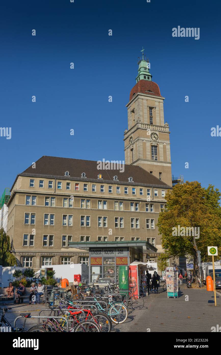 Rathaus, Breslauer Platz, Friedenau, Tempelhof-Schoeneberg, Berlin ...