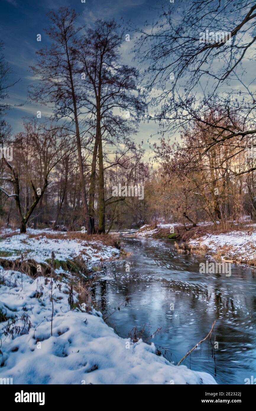 Winter river grabia in hi-res stock photography and images - Alamy