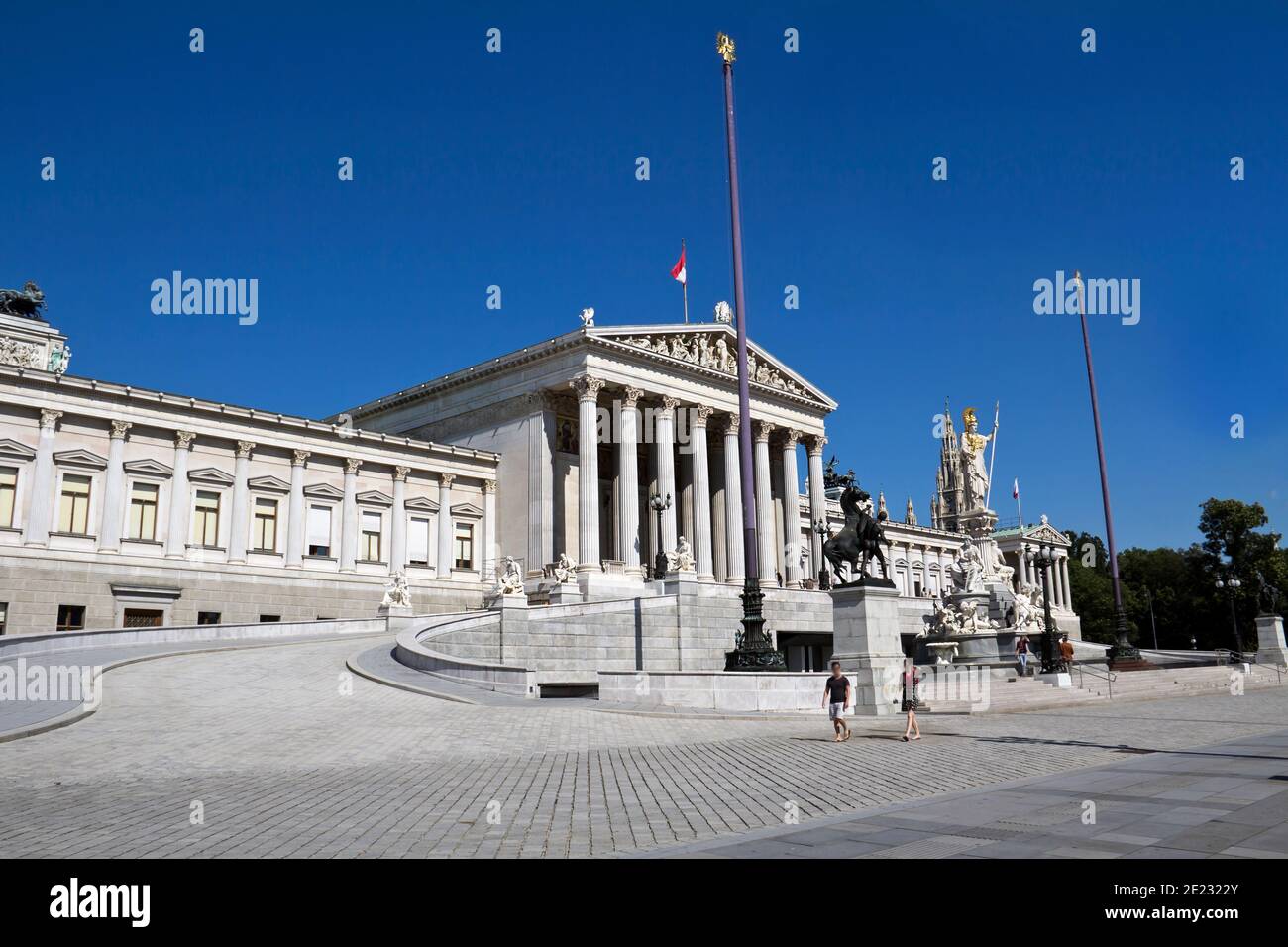 Austrian Parliament building, Vienna Stock Photo - Alamy