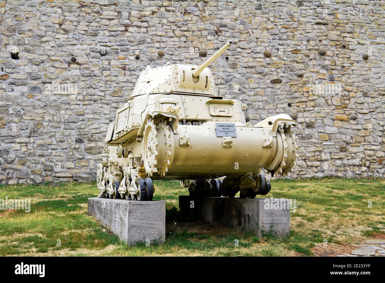 Second World War Tank, Model: Carro Armato M13/40 Stock Photo - Alamy