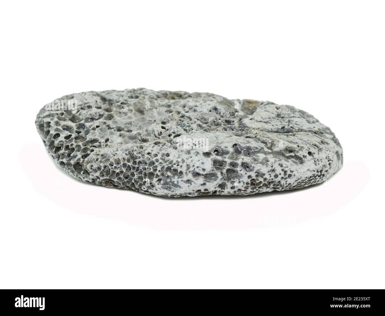 Volcanic stone isolated on white background Stock Photo - Alamy