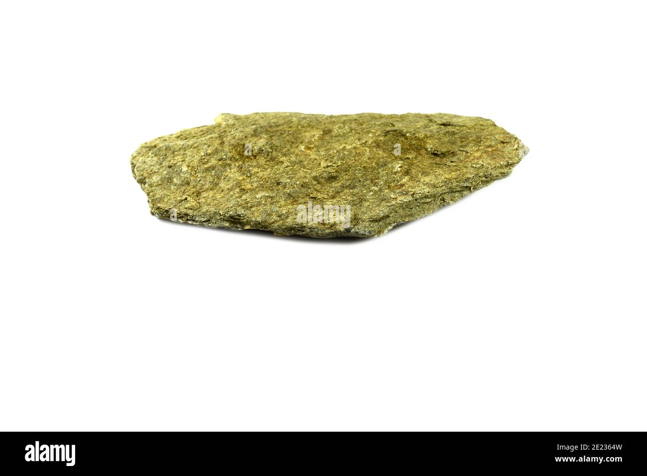 Flat stone isolated on white Stock Photo - Alamy