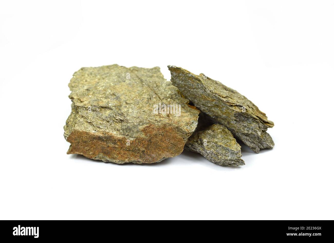 Flat stone isolated on white Stock Photo - Alamy