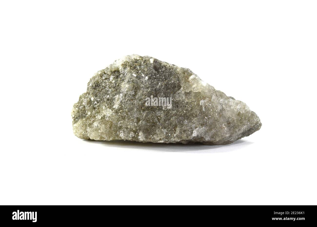Block of rock salt mineral isolated on white background Stock Photo - Alamy