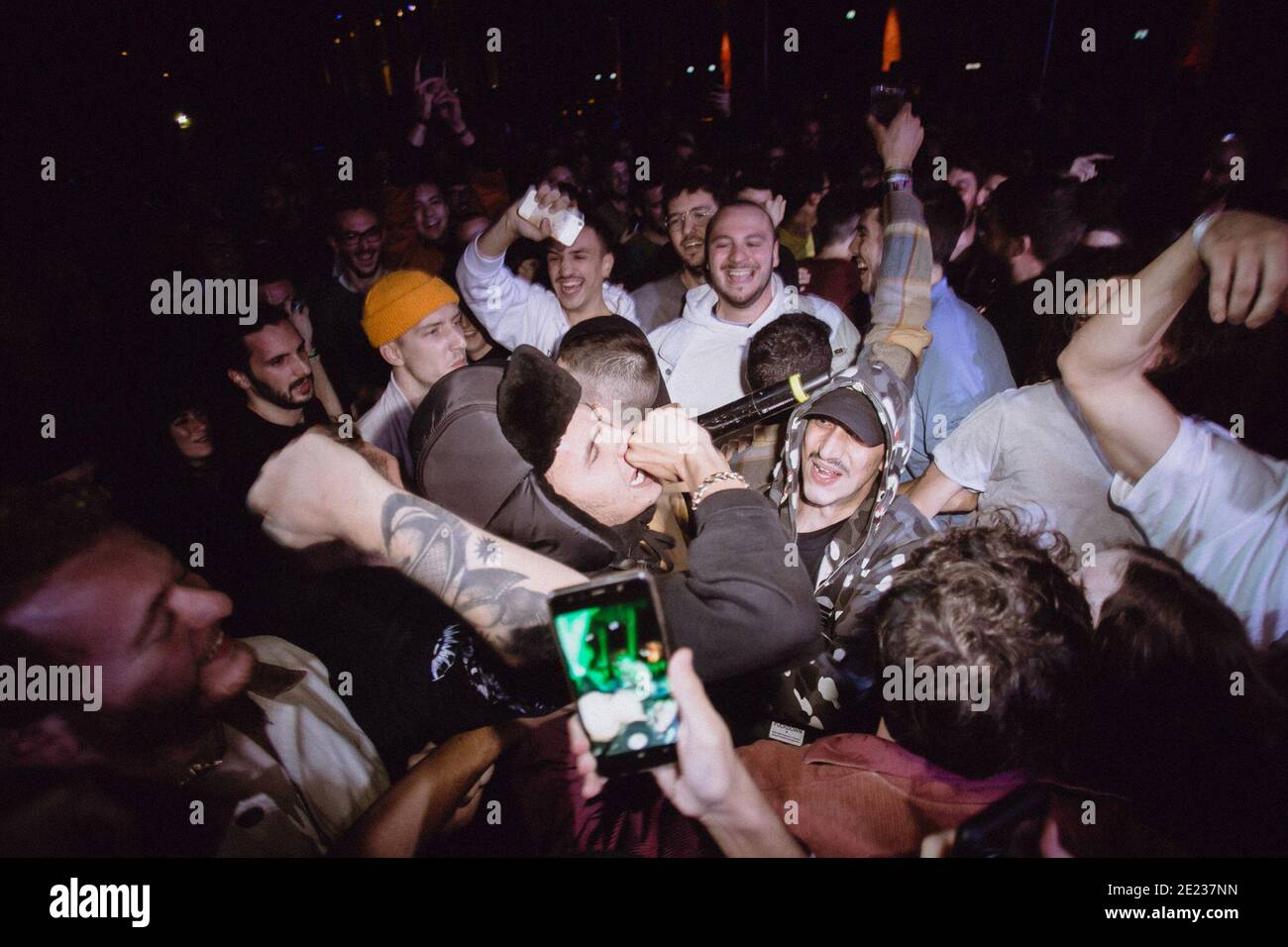 The rapper Slowthai performs live during the club to club festival in ...