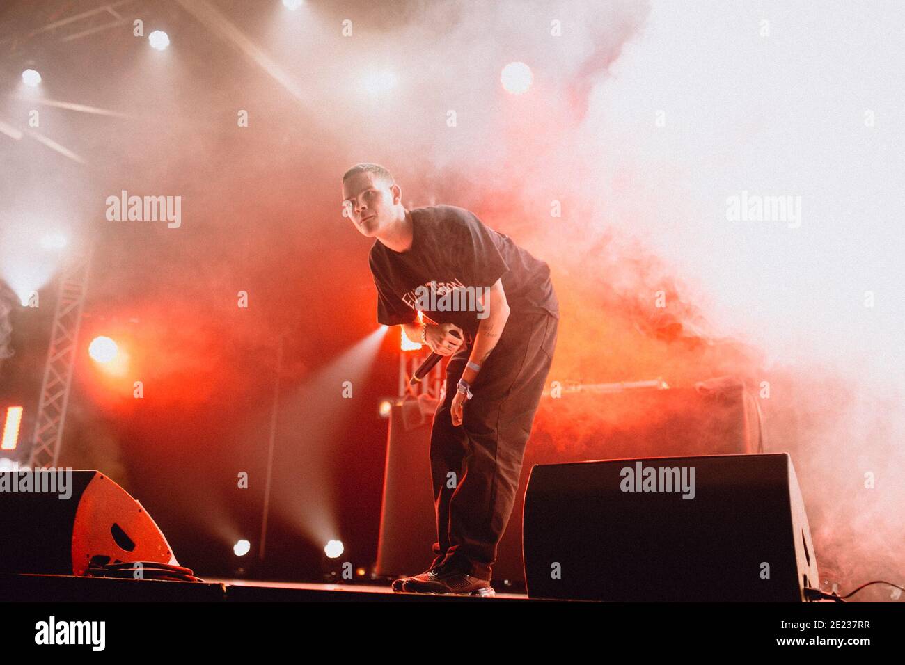 The rapper Slowthai performs live during the club to club festival in ...