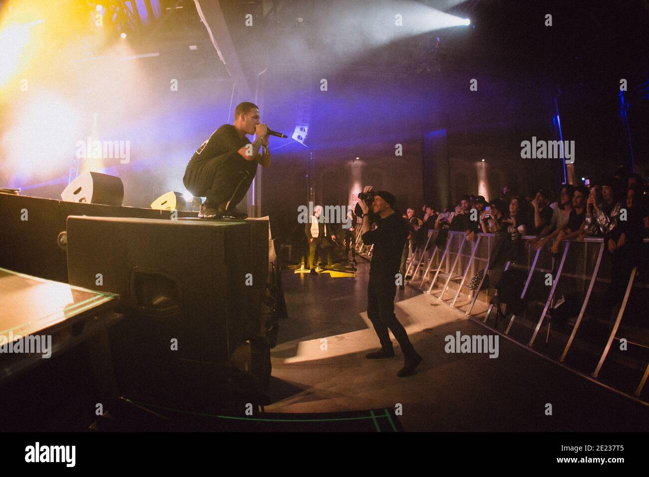 The rapper Slowthai performs live during the club to club festival in ...
