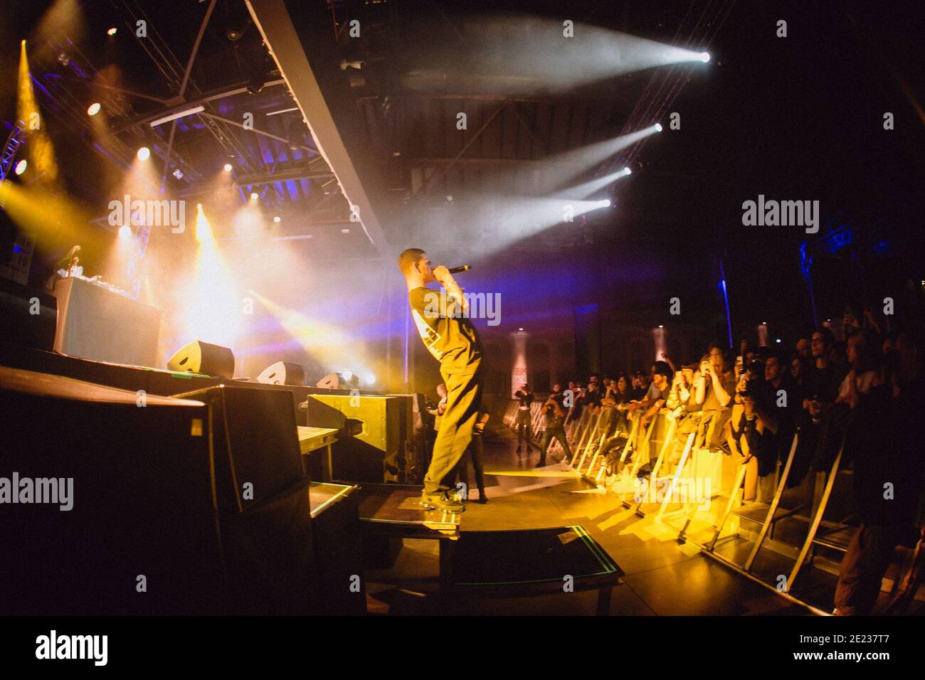 The rapper Slowthai performs live during the club to club festival in ...
