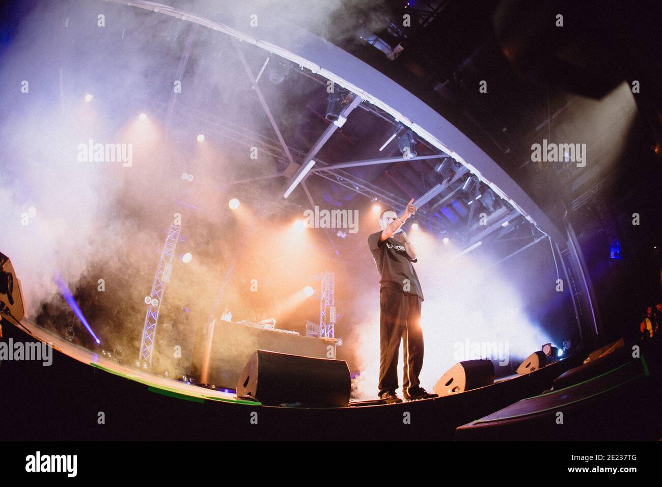 The rapper Slowthai performs live during the club to club festival in ...