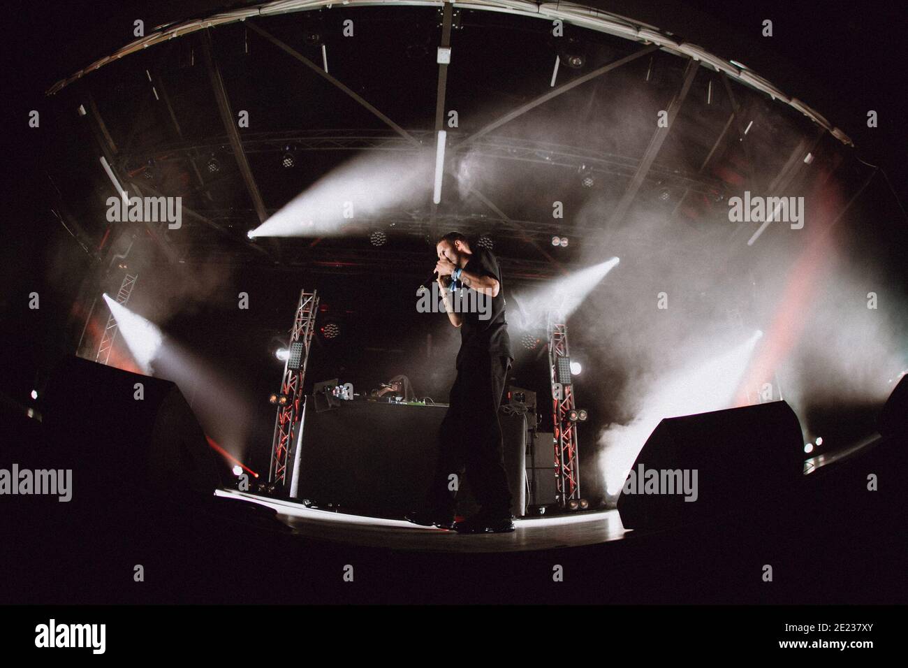 The rapper Slowthai performs live during the club to club festival in ...