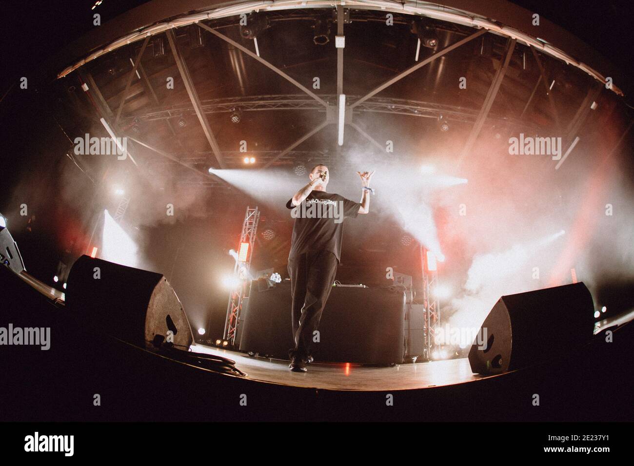 The rapper Slowthai performs live during the club to club festival in ...