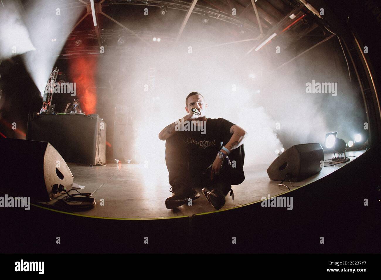 The rapper Slowthai performs live during the club to club festival in ...