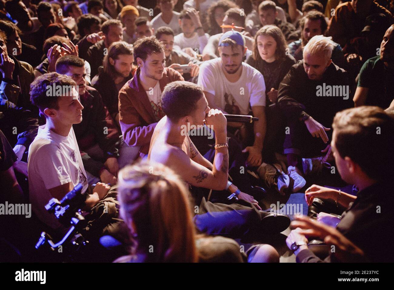 Slowthai lights hi-res stock photography and images - Alamy