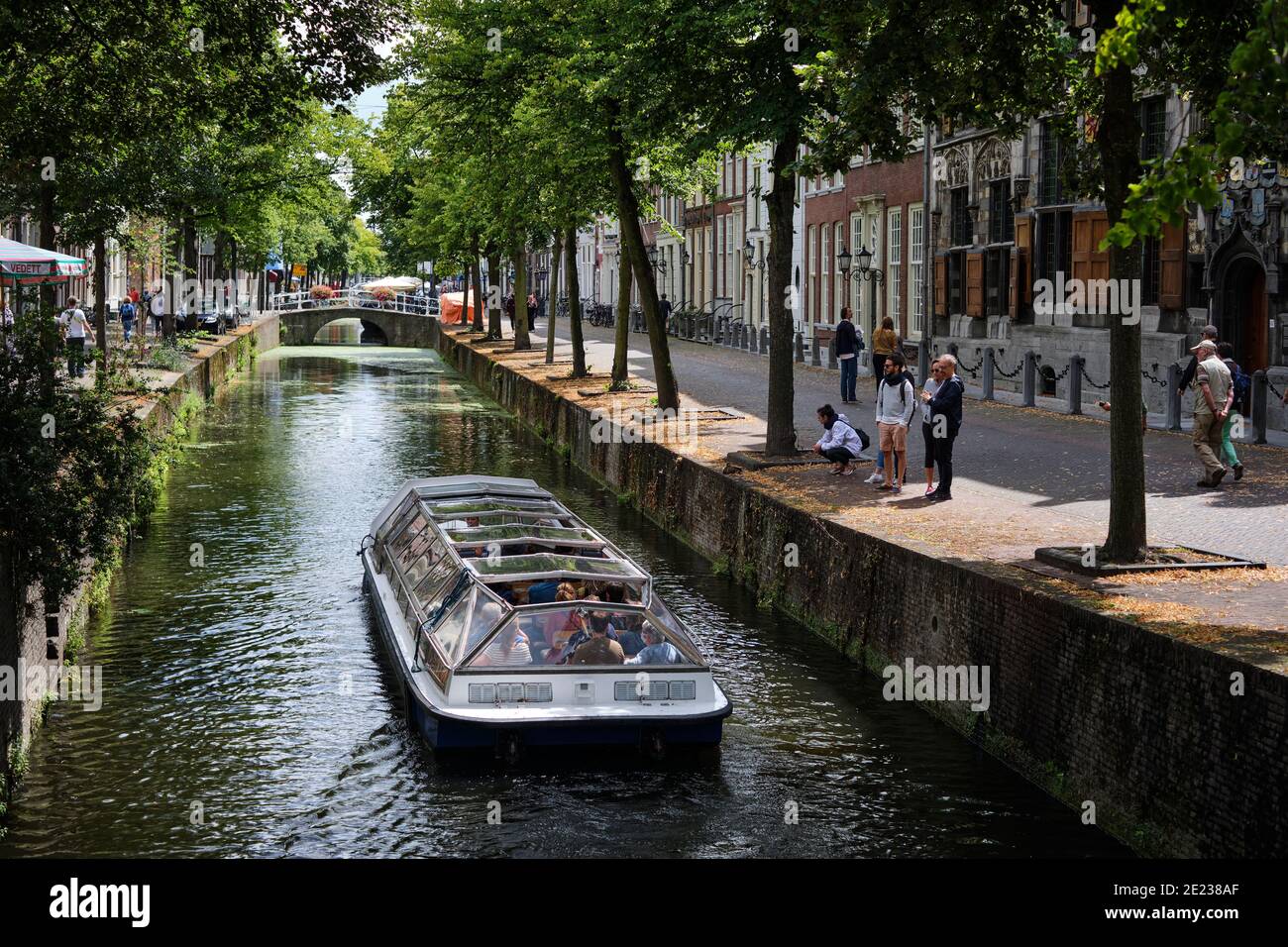 Cruise through the canals of Delft Stock Photo - Alamy