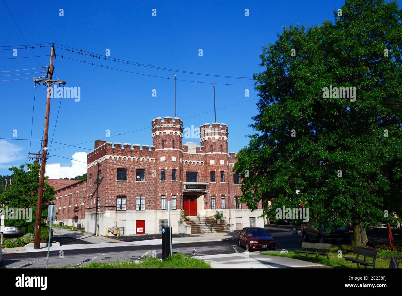 Exterior of the Windsor Castle Events Center, 210 South Center St ...