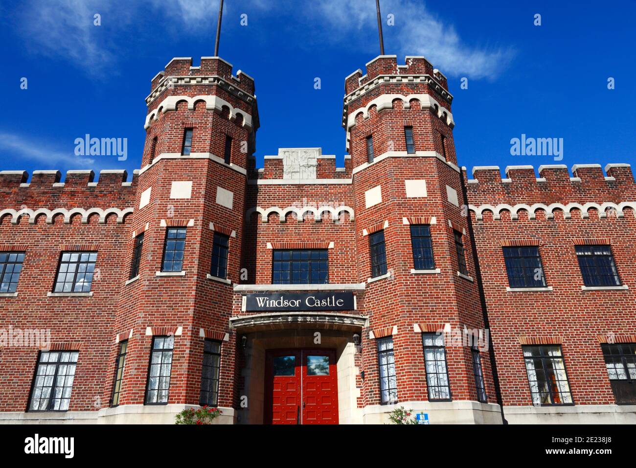 Exterior of the Windsor Castle Events Center, 210 South Center St ...