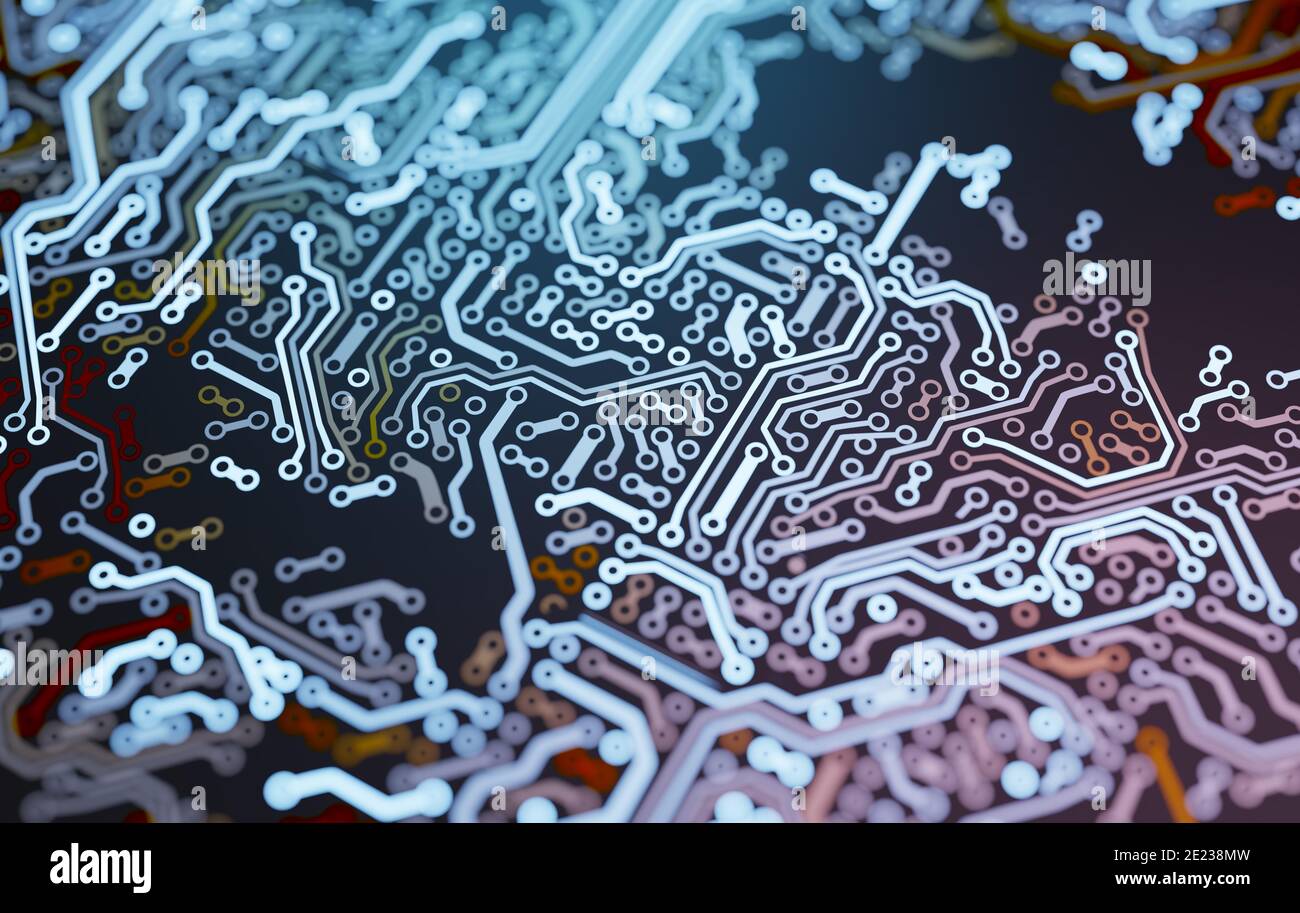 Digital electronic circuit hi-res stock photography and images - Alamy