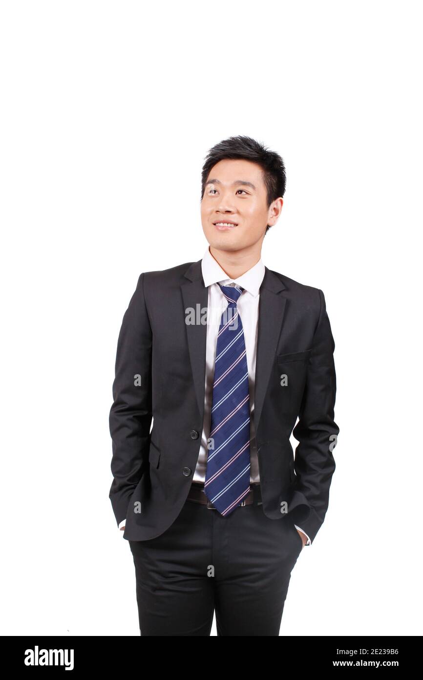 Business people with arms akimbo Cut Out Stock Images & Pictures - Alamy