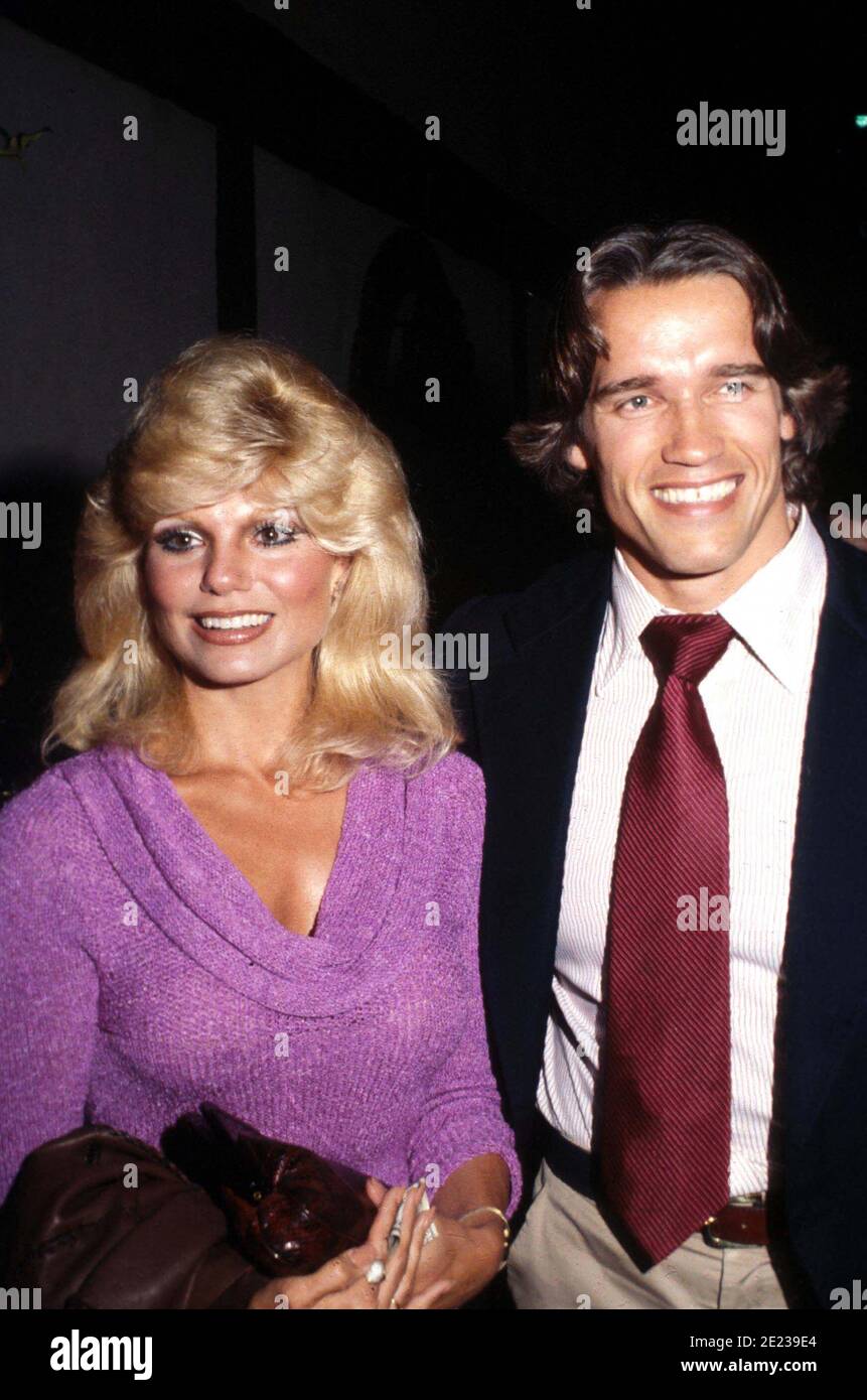 Loni Anderson And Arnold Schwarzenegger 1980 Credit: Ralph Dominguez ...