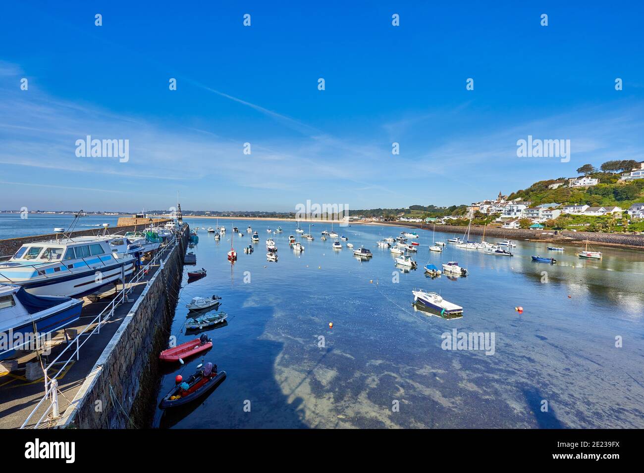 The beautiful fishing port of gorey hi-res stock photography and images ...