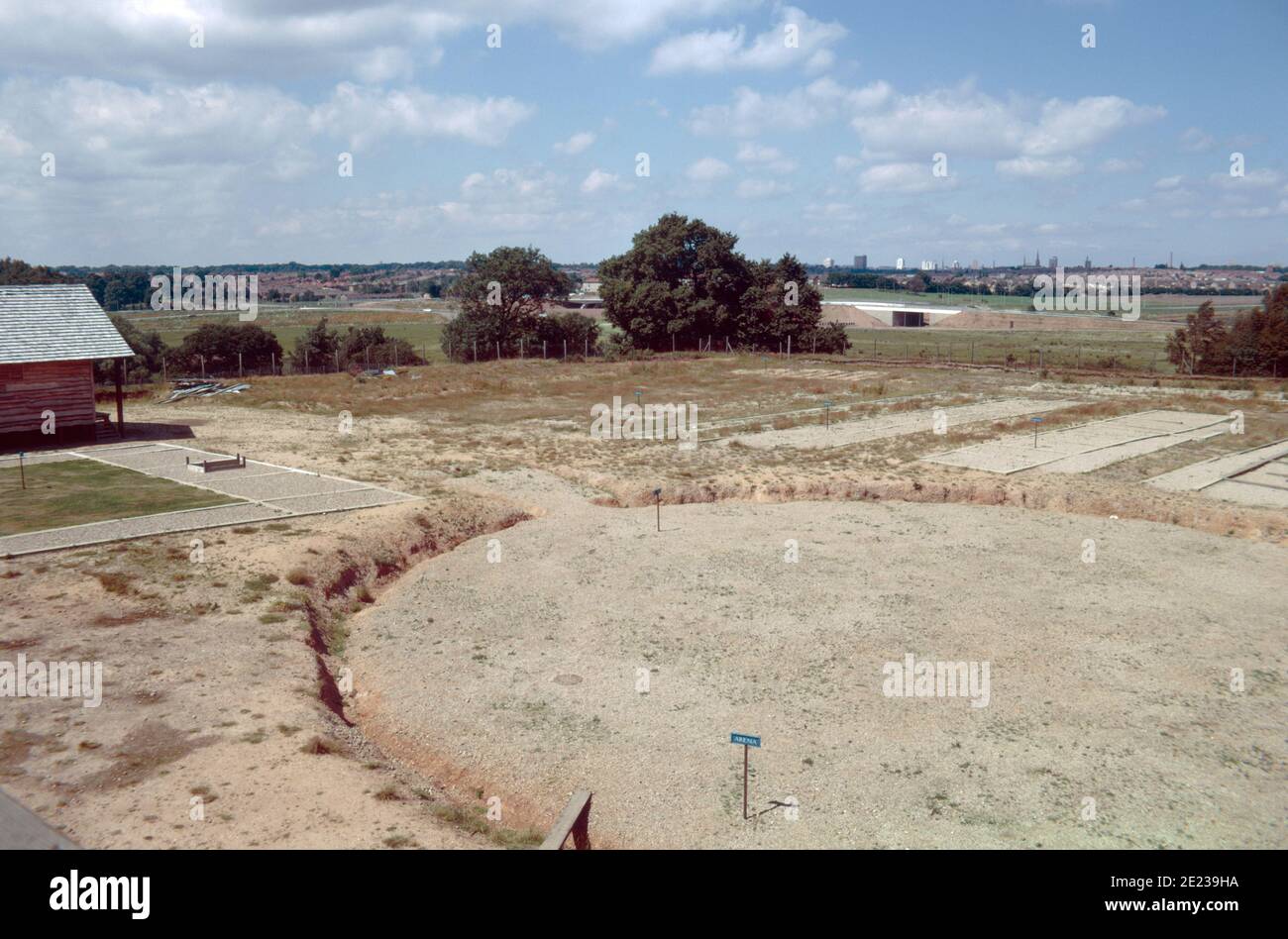 Lunt - reconstructed Roman fort near Sefton in Merseyside, England ...